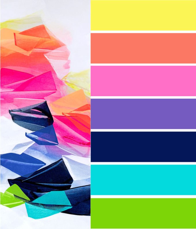Abstract Painting Color Schemes: My 10 Favourite Palettes & How to Make ...